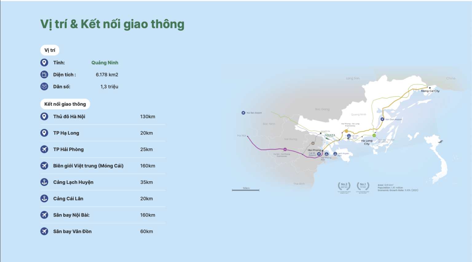 Amata City Ha Long industrial park (Song Khoai) - Cosmos INT